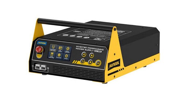 Battery charger and power supply unit AUTOOL EM385 for ECU programming ...