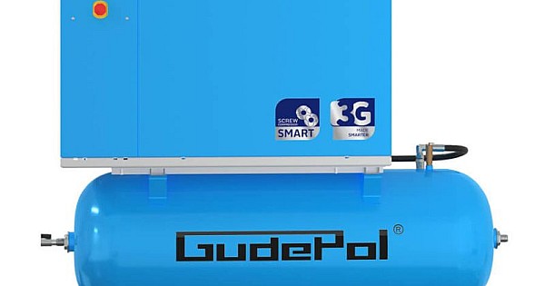 Screw air compressor 270 l, 800 l/min, 8 bar GudePol SMART-3G | Baltic Diag
